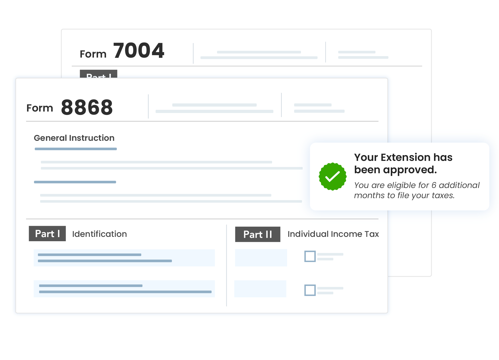 E-File 8868, 7004, 4868 & 8809 | 2024 Tax Extension Forms